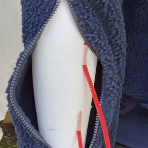 Hooded Sweatshirt With 4 Strategically Placed Zippers in Collar and in ...