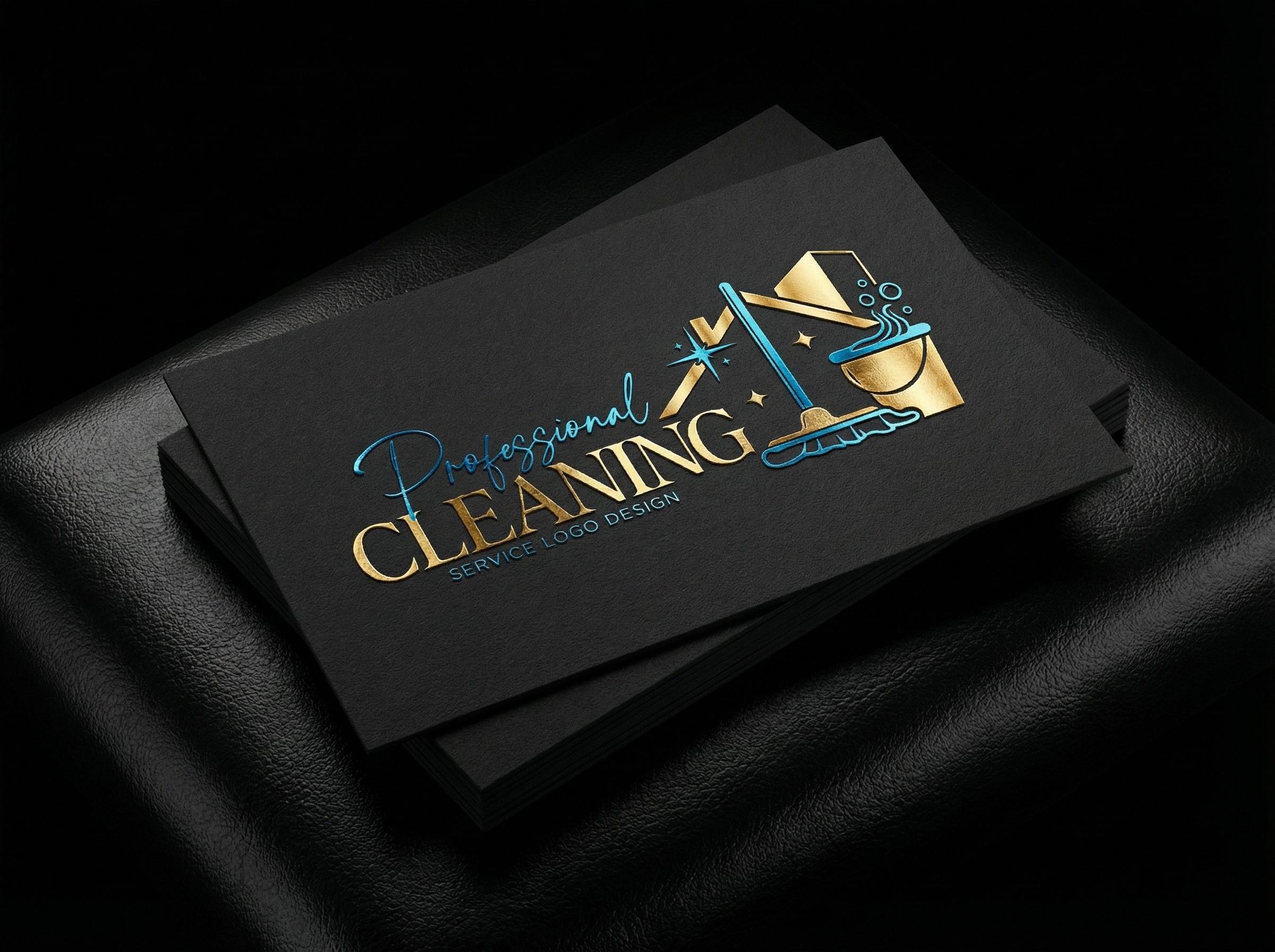 Modern Home Cleaning Logo | Housemaid & Janitorial Branding | Editable ...