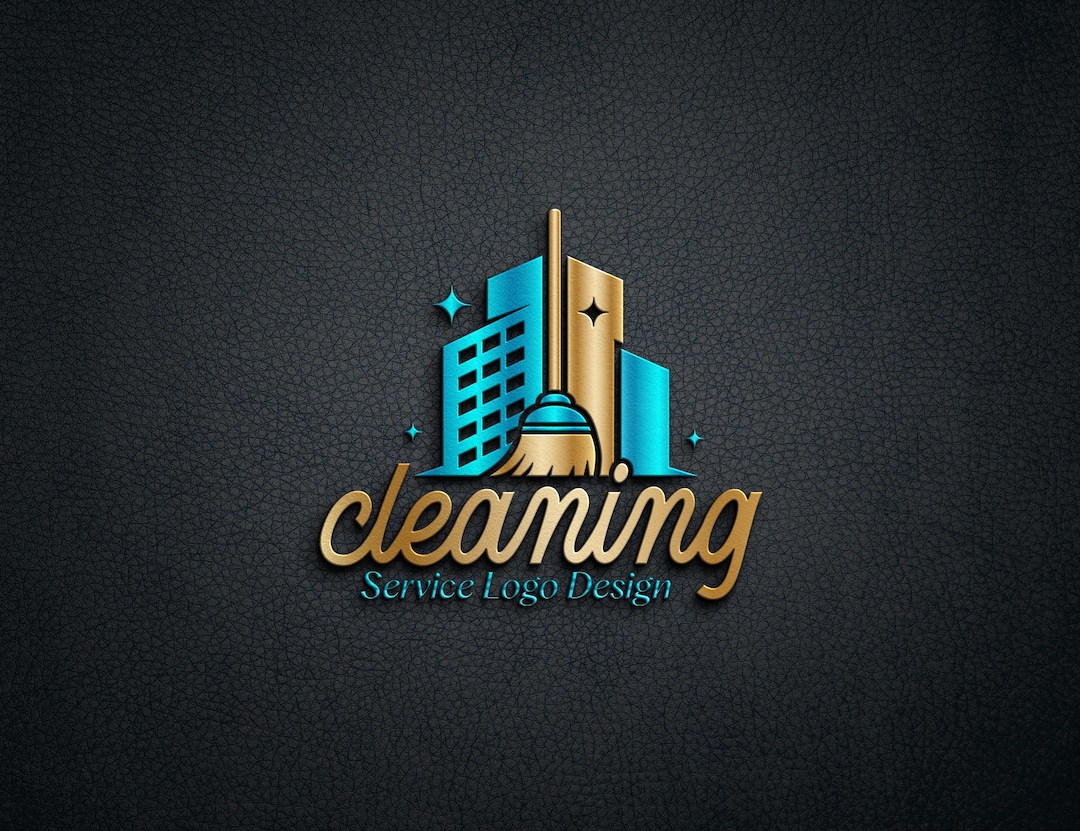 Commercial Cleaning Service Logo Design | Cleaning Business Logo ...