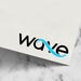Text Based Water Wave Logo Design - Typography - Wordmark - Lettermark ...