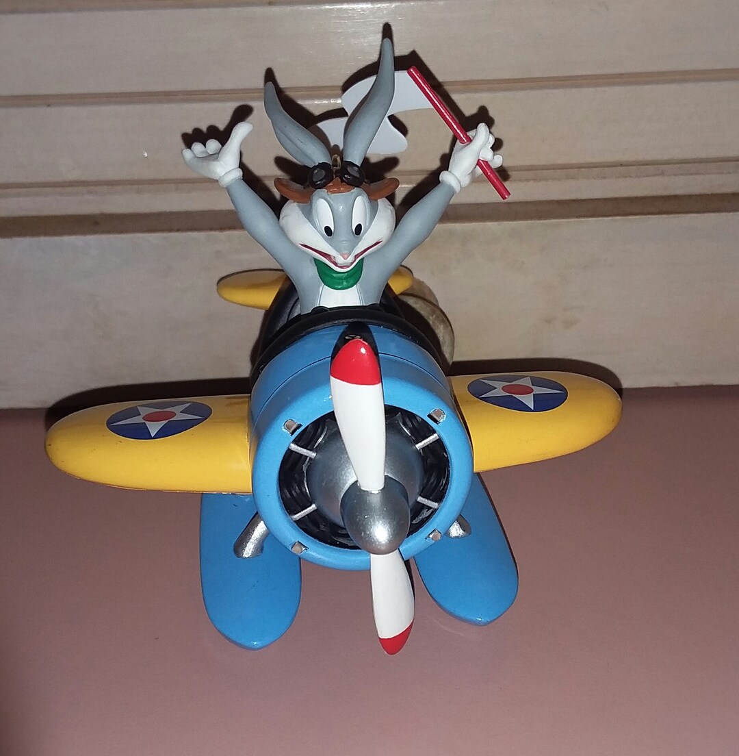 Warner Brothers BUGS BUNNY AIRPLANE Christmas Ornament From Hallmark ...