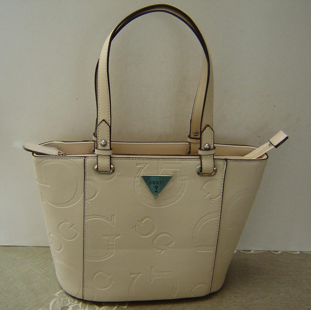 GUESS Large TOTE Stone Color - Polyurethane- From the Brantly Group ...