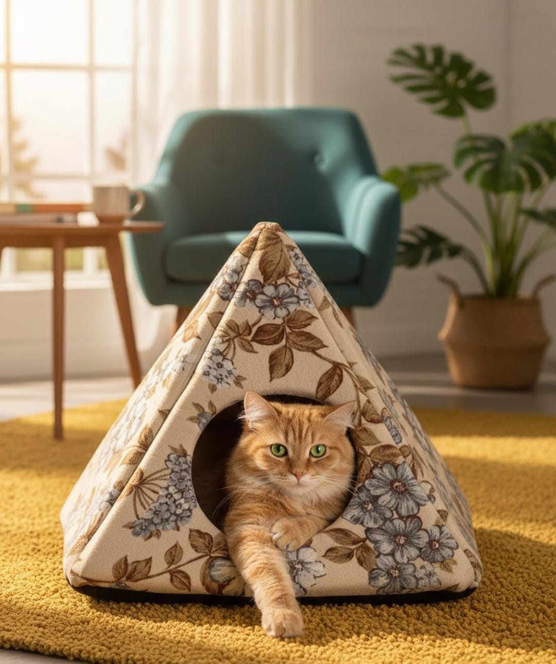 Cozy Cat Cave Sewing Pattern PDF | DIY Pet Bed Video Tutorial - Etsy