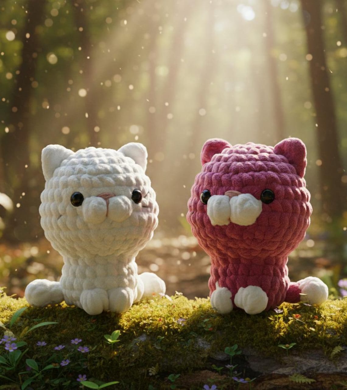 Crochet Mini Cat Pattern PDF | Amigurumi Kitten Video Guide | Beginner ...