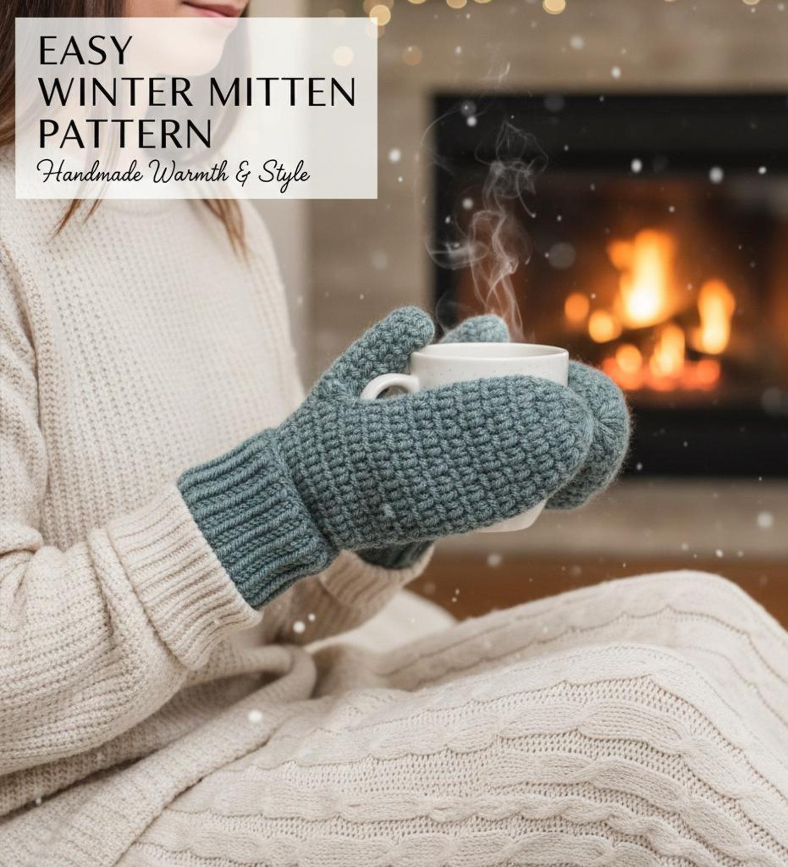 Crochet Mitten Pattern | Easy Winter Mitts PDF | Instant Download - Etsy