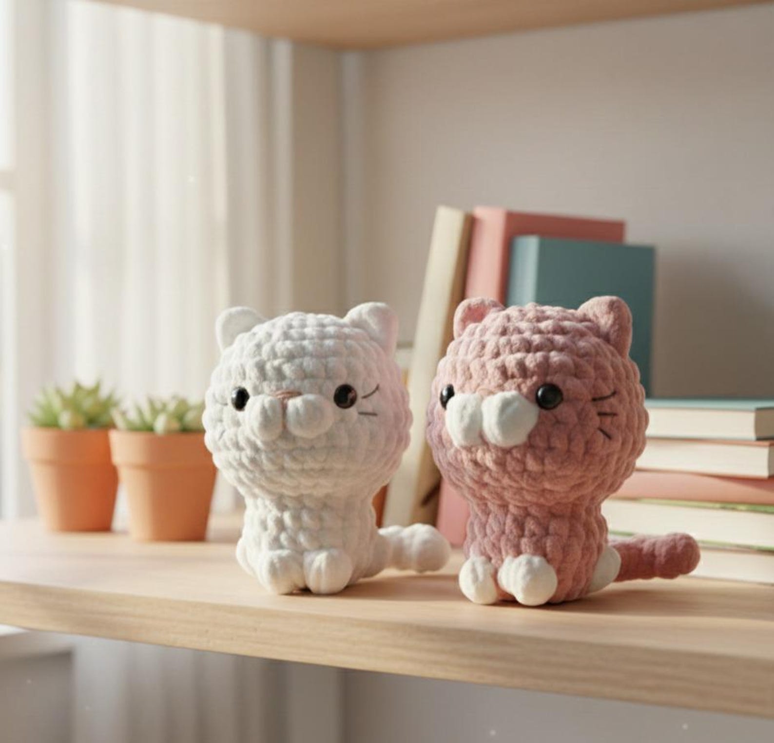 Crochet Mini Cat Pattern PDF | Amigurumi Kitten Video Guide | Beginner ...