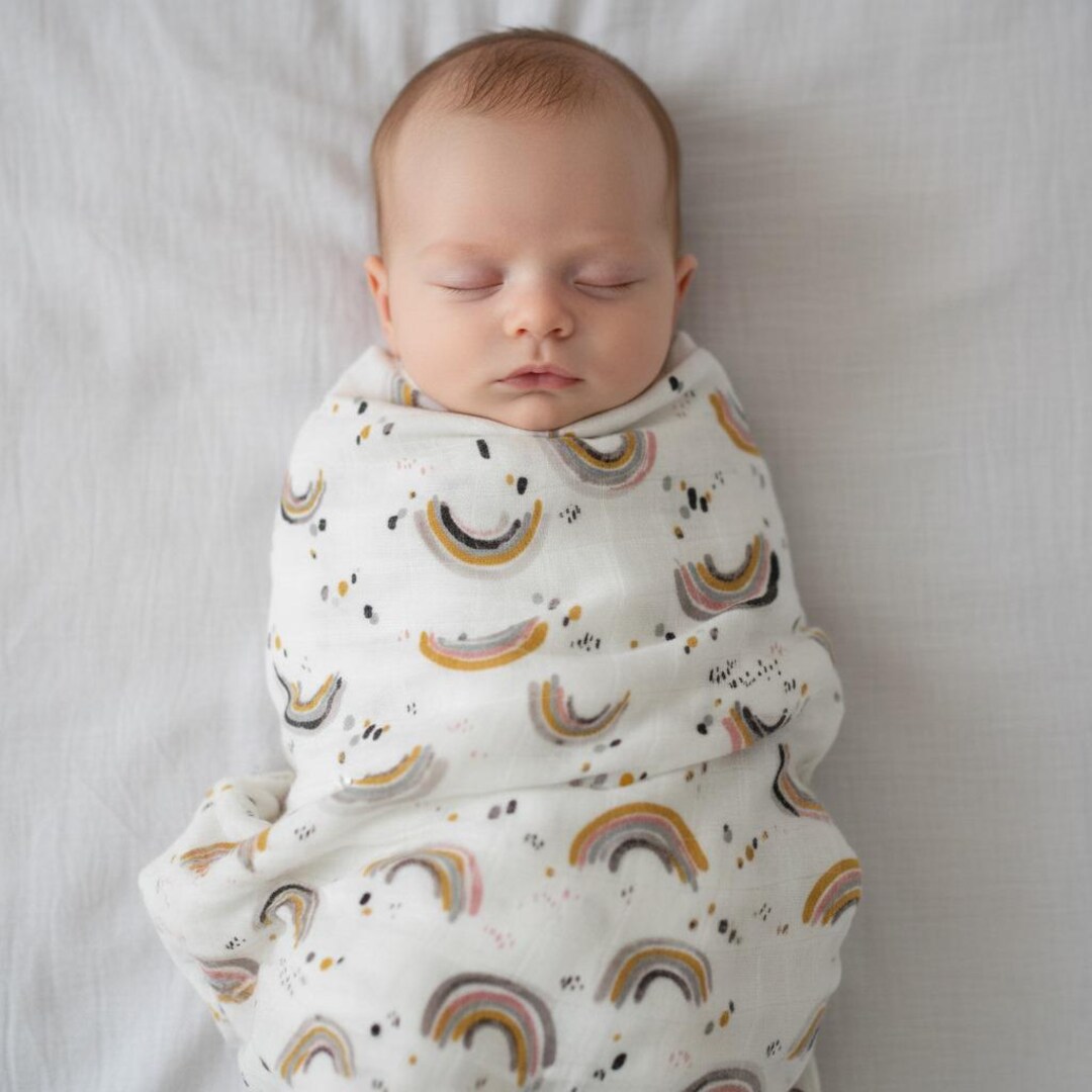 Muslin Swaddle Sewing Pattern PDF | Easy Baby Blanket Video Tutorial ...