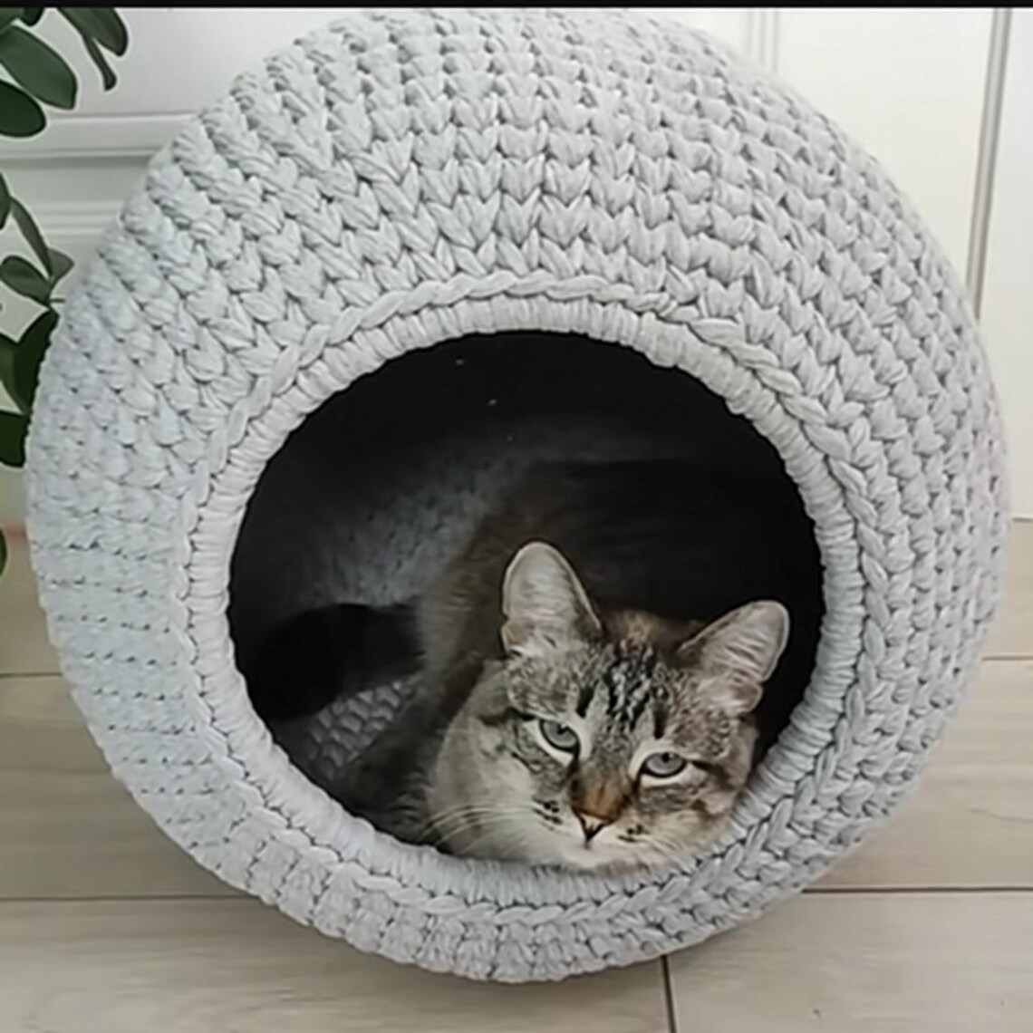 DIY Crochet Cat House Pattern | Video Tutorial - Etsy