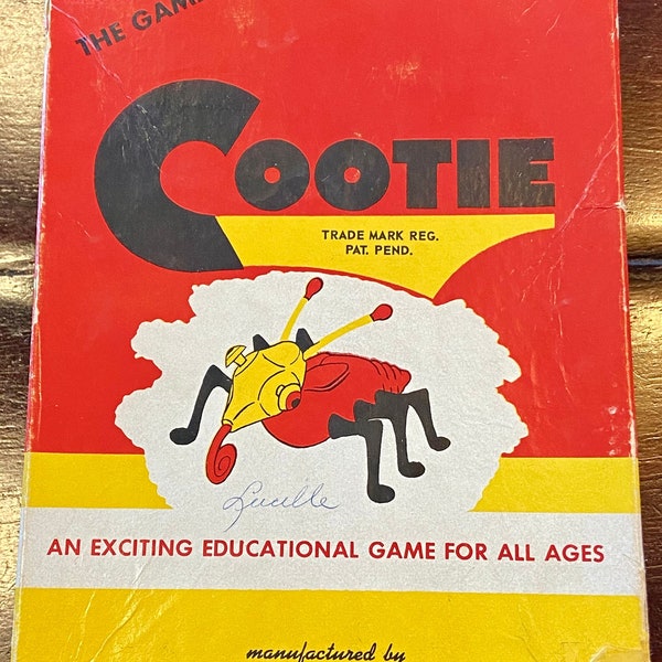 Vintage Cootie Game - Etsy
