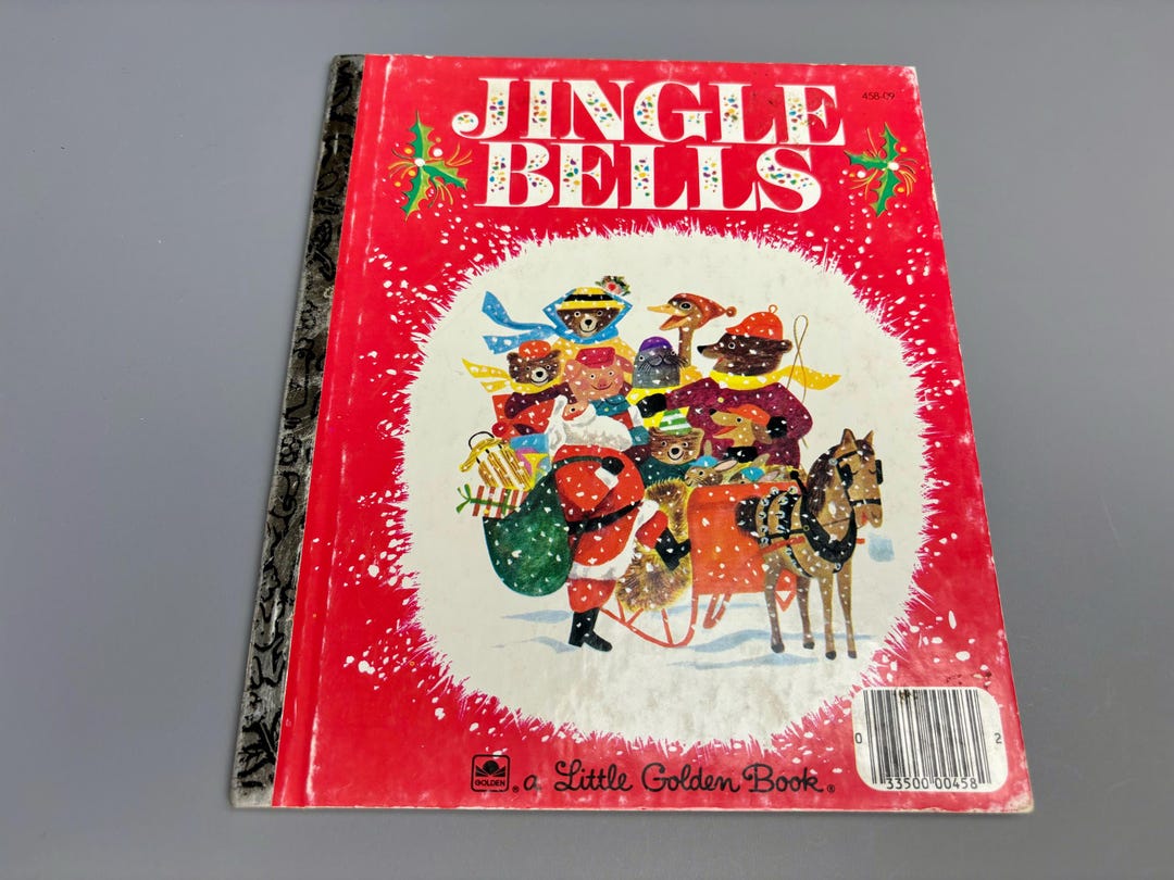 Vintage 1964 Jingle Bells Children’s Book, Little Golden Book ...