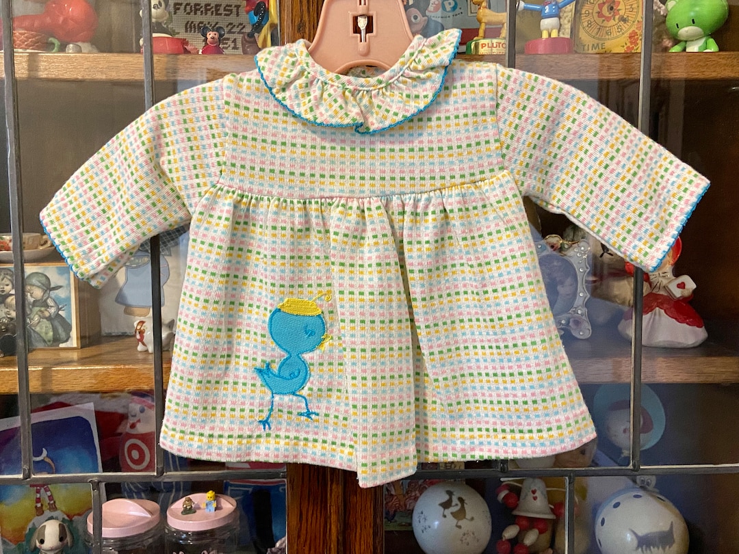 Vintage Cute Togs Baby Dress 0-3 Mos Newborn Chick - Etsy