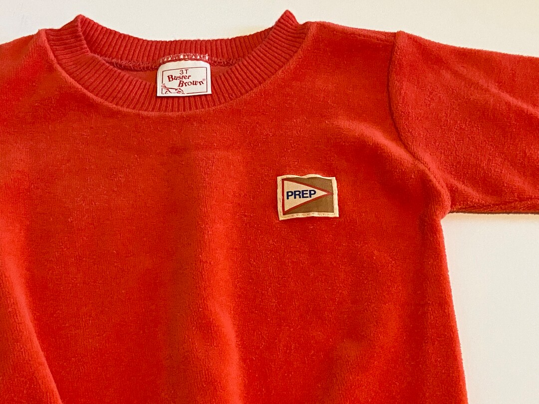 Vintage Buster Brown Kids Prep School Velour Sweater, 2T-3T - Etsy