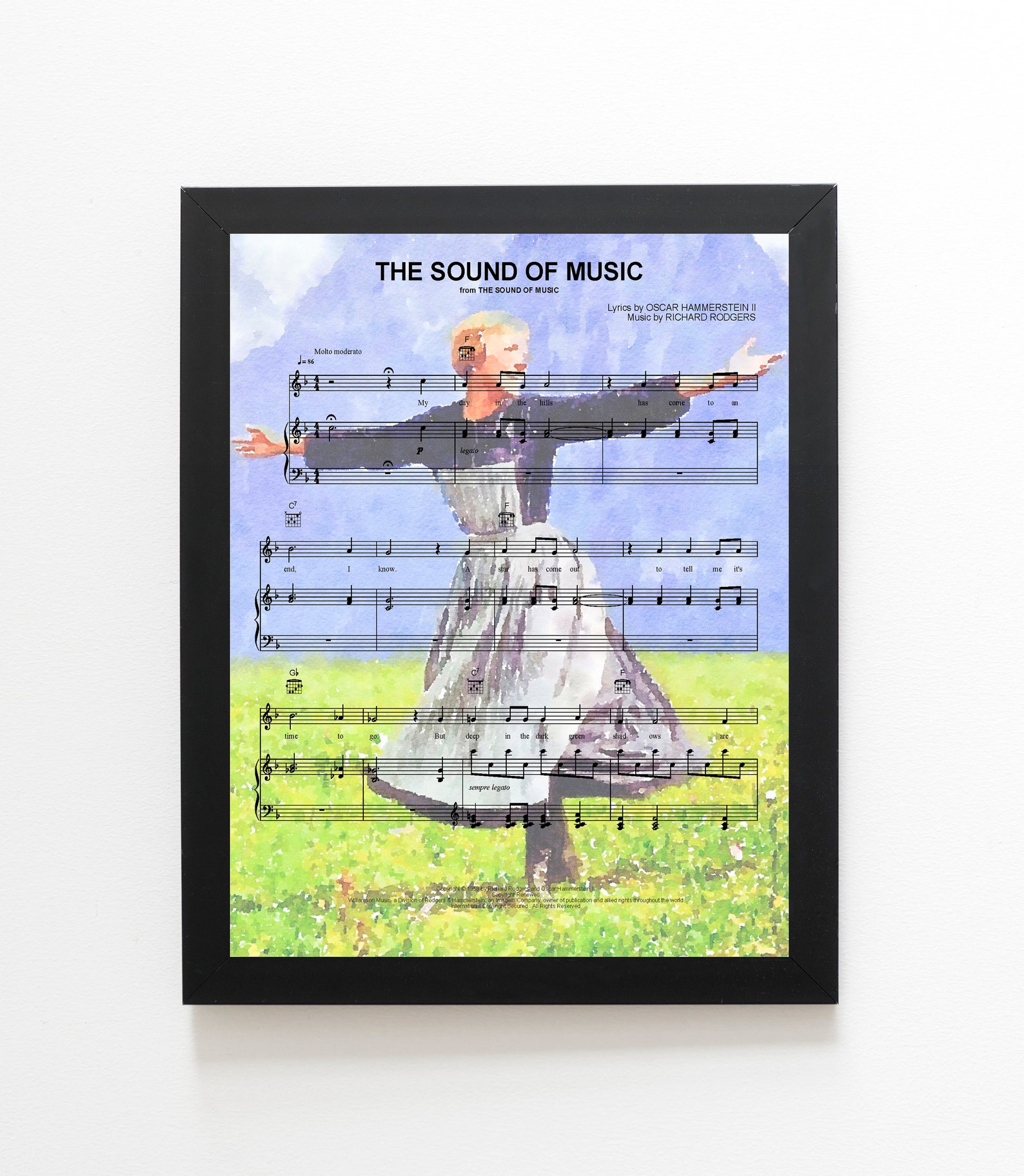 DIGITAL Sound of Music Art Print Downloadable Printable - Etsy