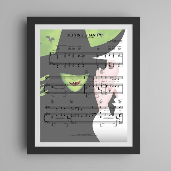 Wicked the Musical Poster - Etsy
