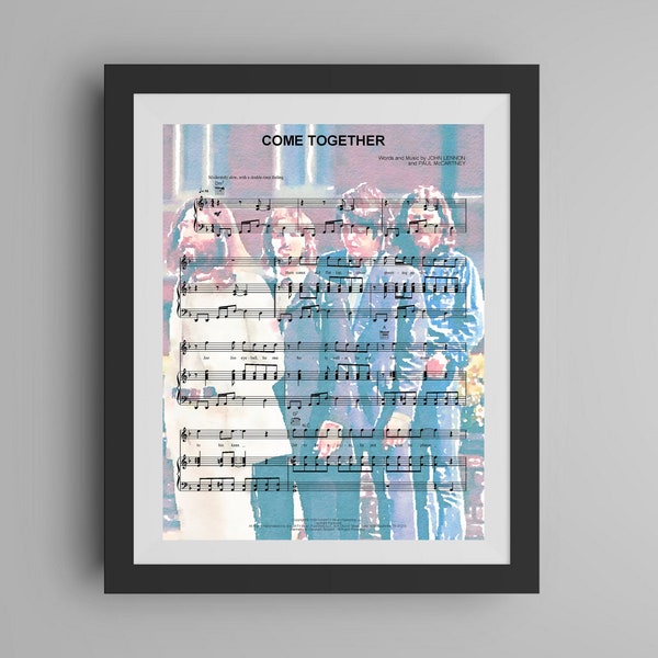 Beatles Come Together Poster - Etsy