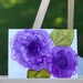 Abstract Purple Roses Alcohol Ink on Yupo Craft Plastic Flowers Fluid ...