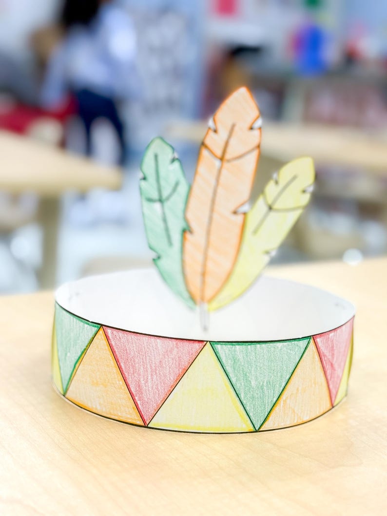 Pilgrim & Native American Hats to Personalize! - Etsy