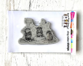 Stampendous House Mouse Cling Stamp, Berry Birdie, House Mouse by Ellen ...