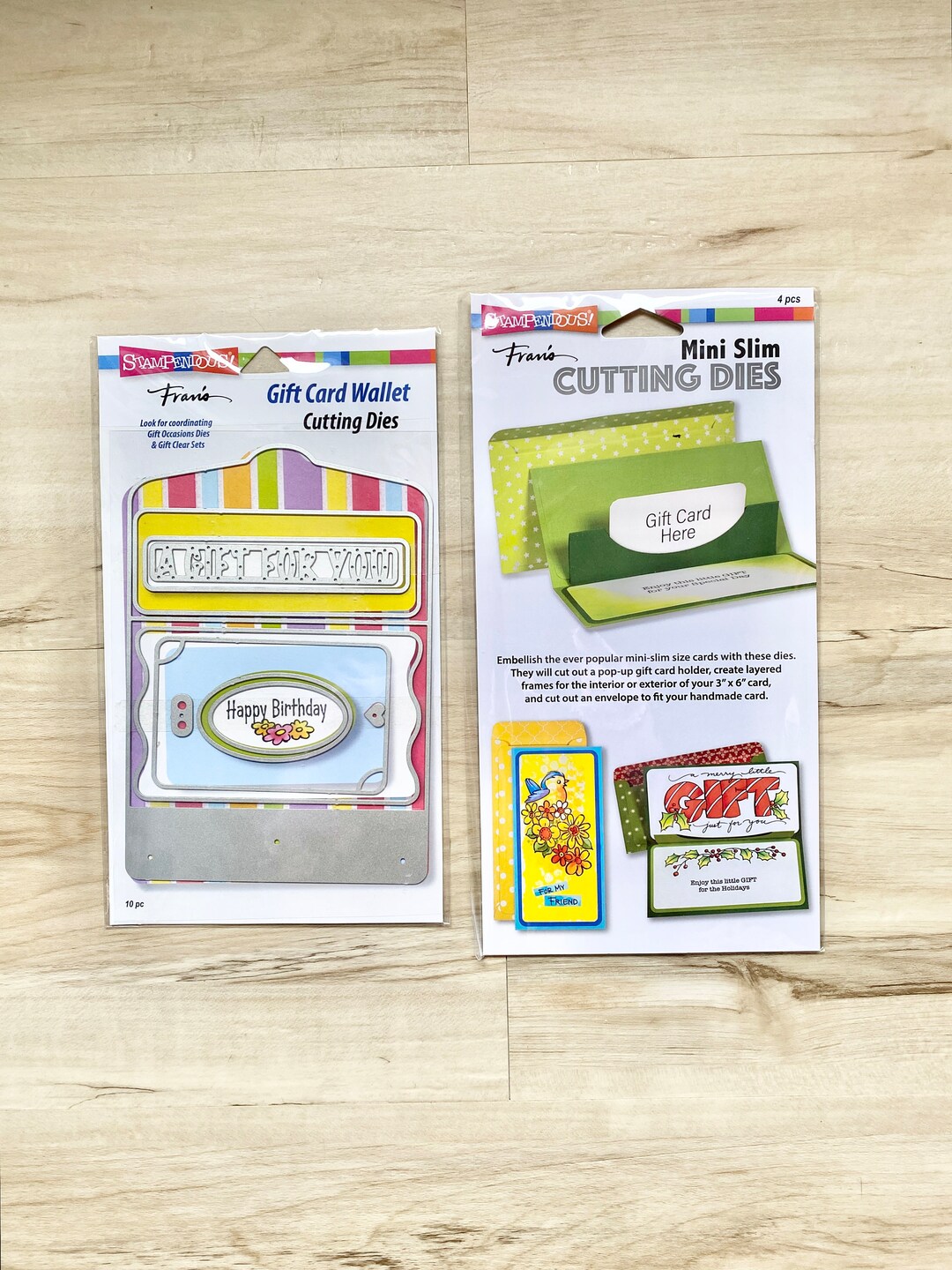Stampendous Gift Card Mini Slim or Wallet Die Set, Fran Seiford, for ...