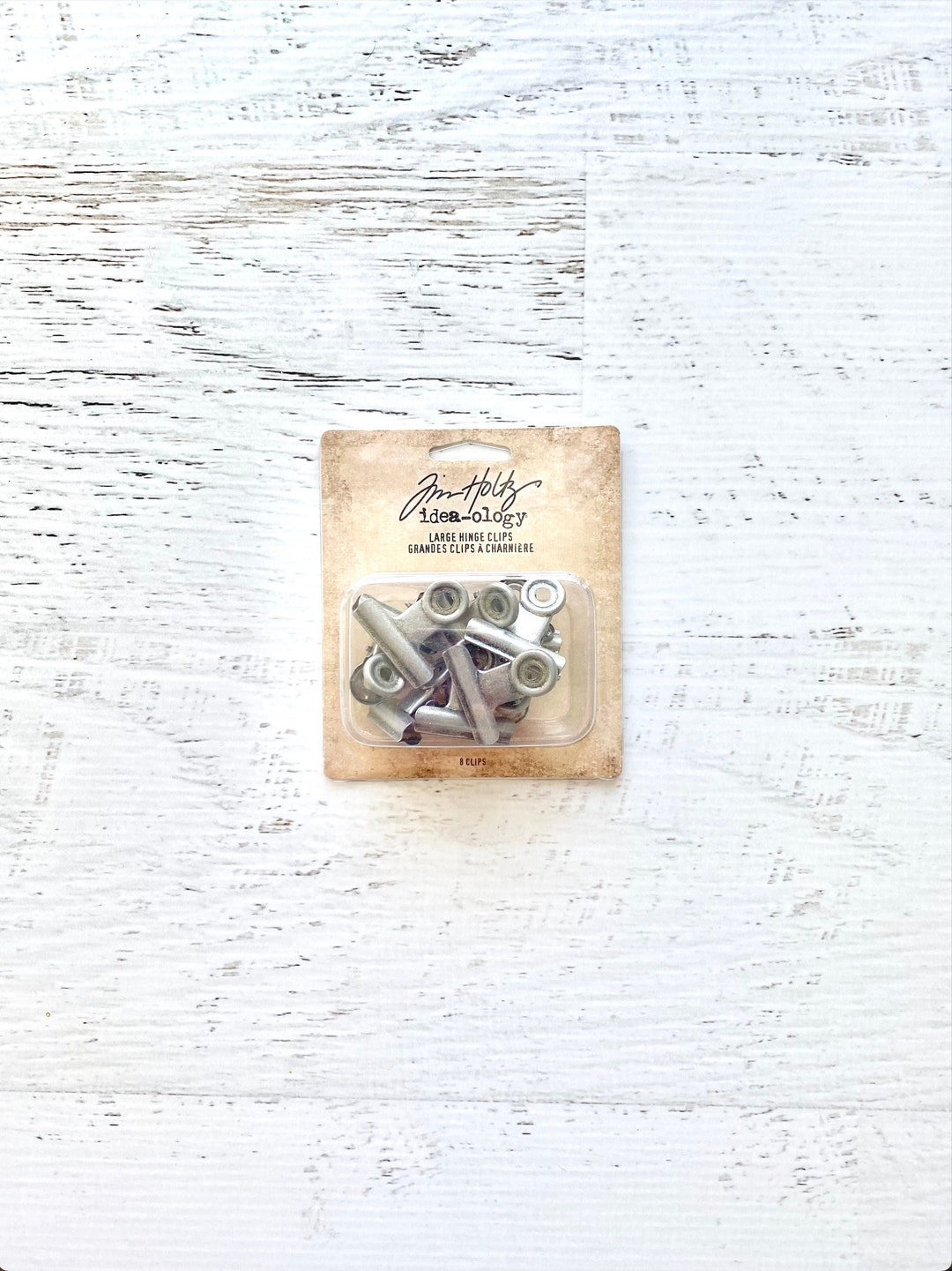 Tim Holtz Idea-ology, Large Hinge Clips, Metal, Embellishment, Planner ...