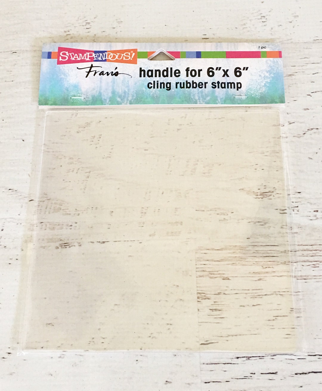 Stampendous Acrylic Block for 6X6 Rubber Cling Stamps, for Mixed Media ...