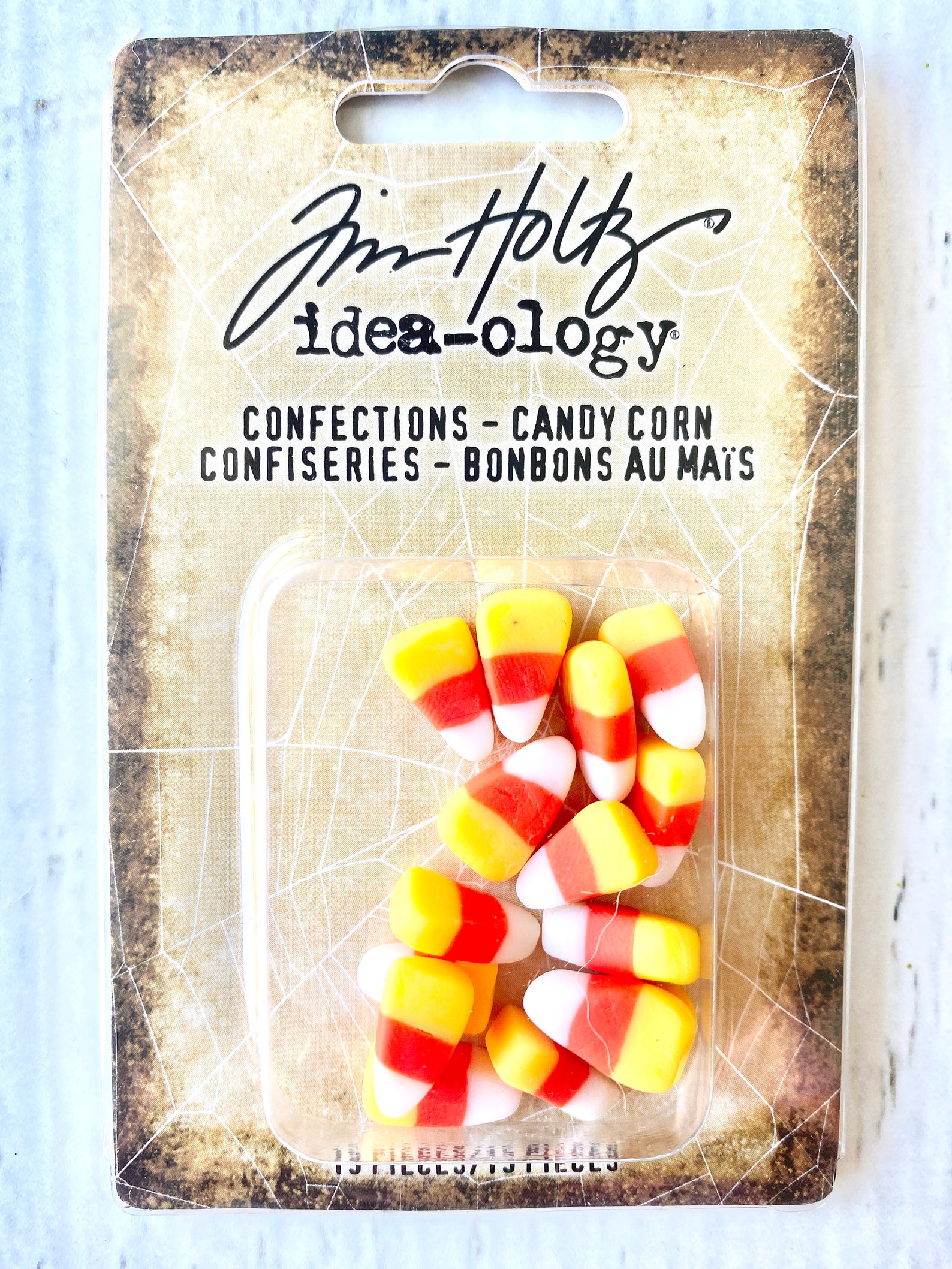 Tim Holtz, Ideaology, Confections-candy Corn, Halloween Embellishment ...