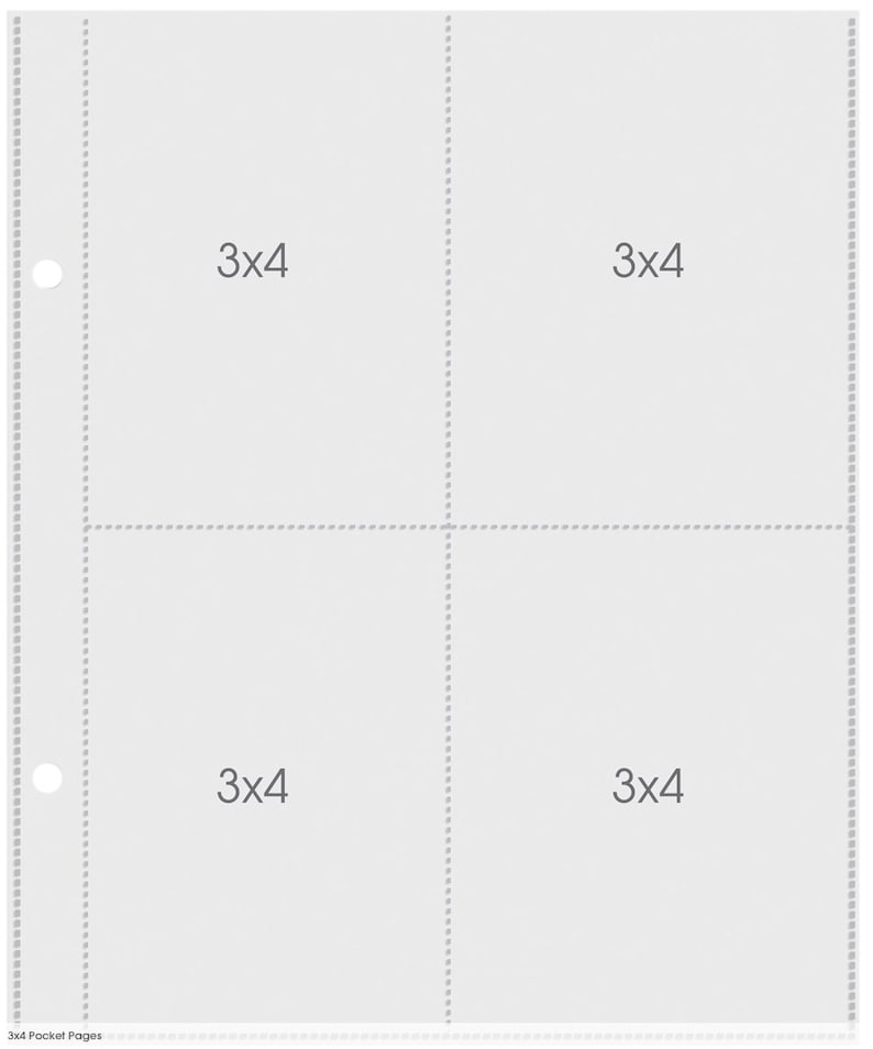 Simple Stories Snap Pocket Pages/refills 6X8 Inch | Etsy