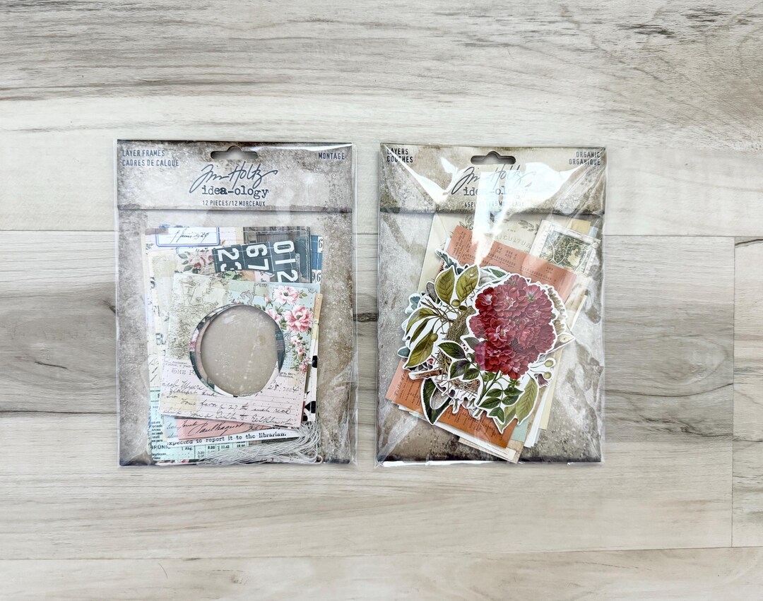 Tim Holtz, Idea-ology Layers Frames Montage or Organic, Vintage Style ...