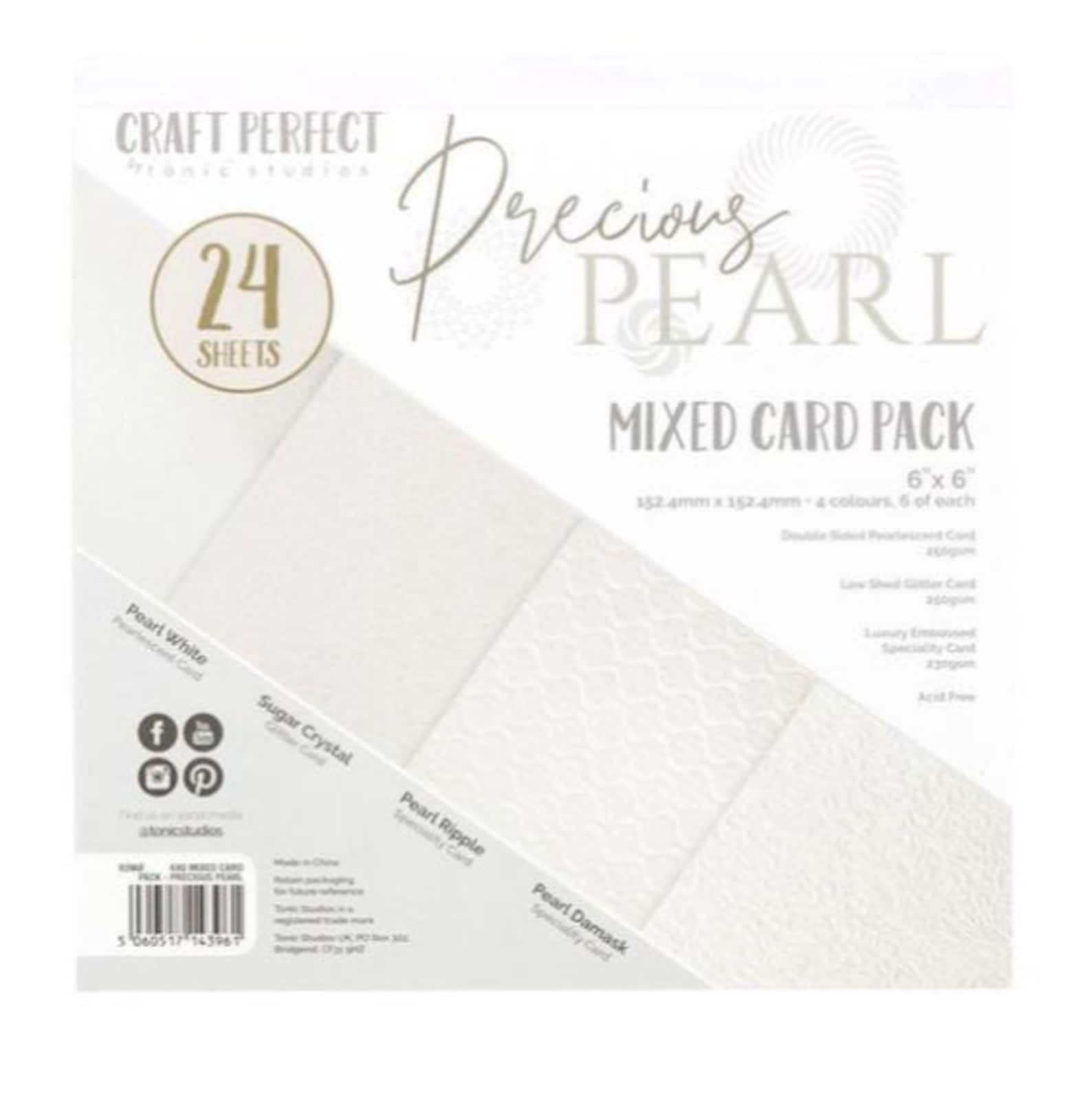 Craft Perfect Mixed Card Pack Tonic Studios 6 X 6 in pearl | Etsy