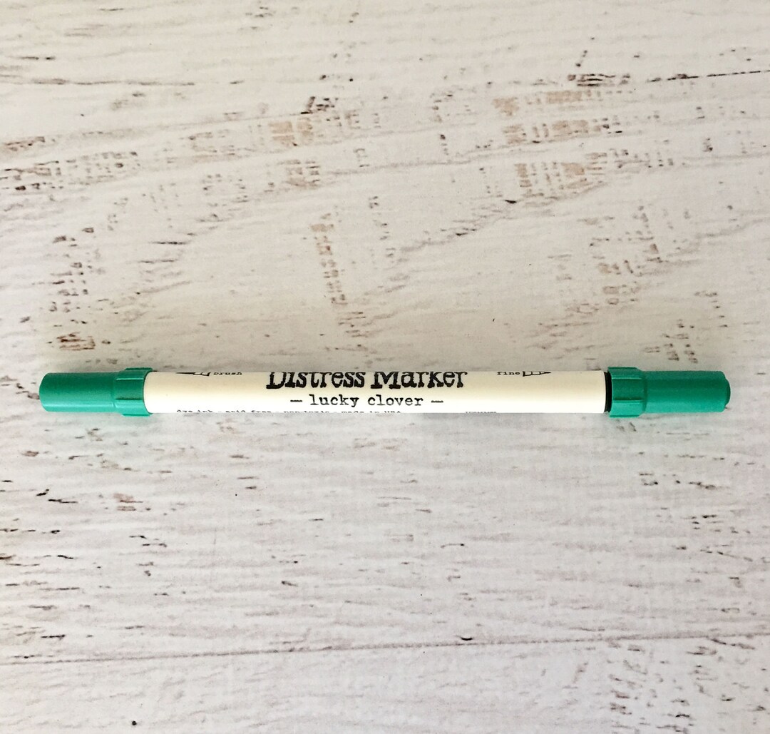 Tim Holtz Distress Marker by Ranger in Lucky Clover, Green Water ...