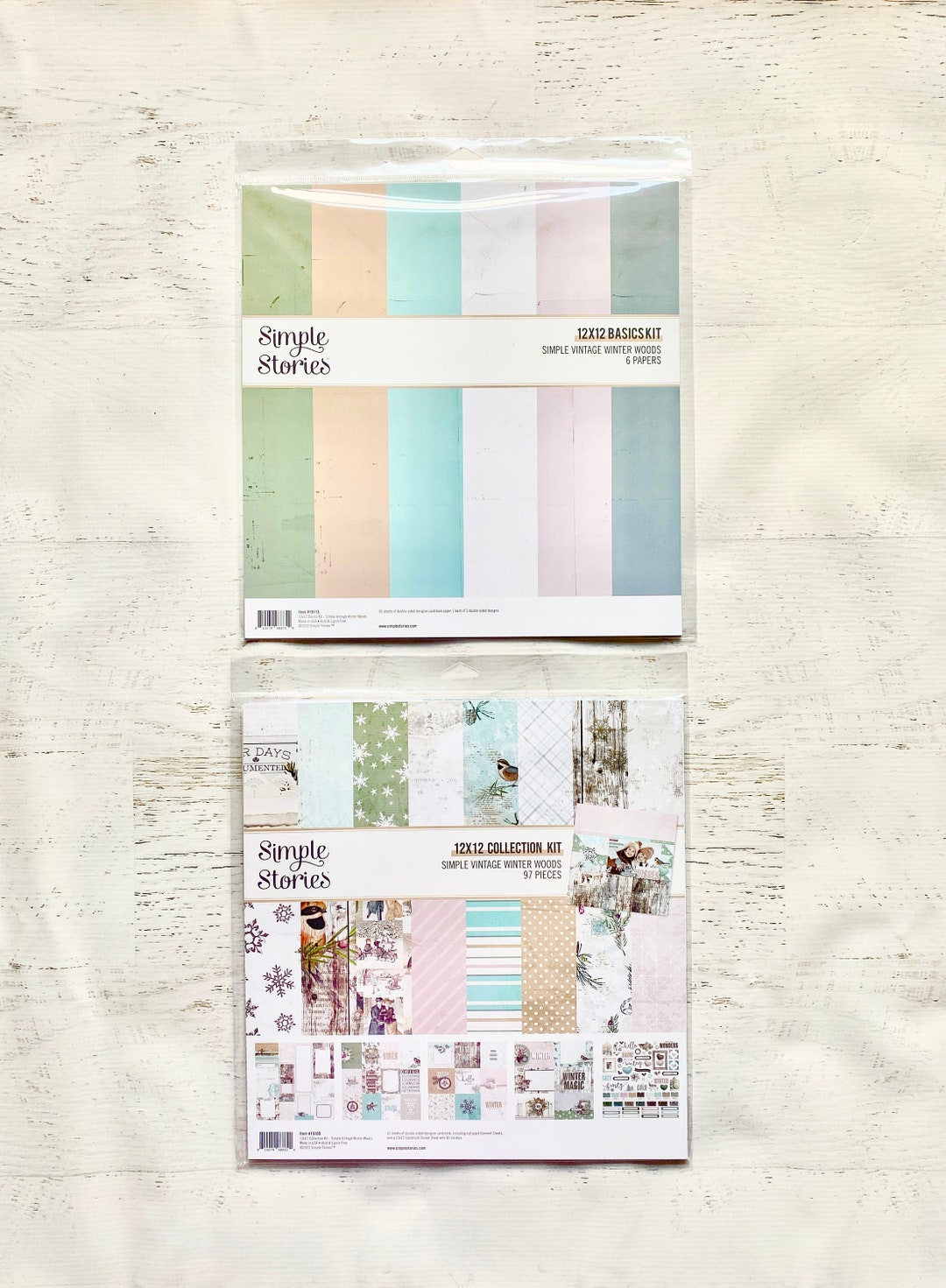 Simple Stories Simple Vintage Winter Woods Collection or Basics Kit ...