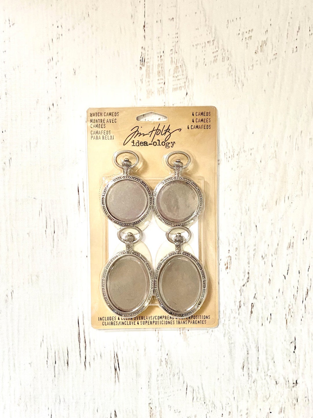 Tim Holtz Ideaology Watch Cameo Metal abbellimenti 4 - Etsy Italia