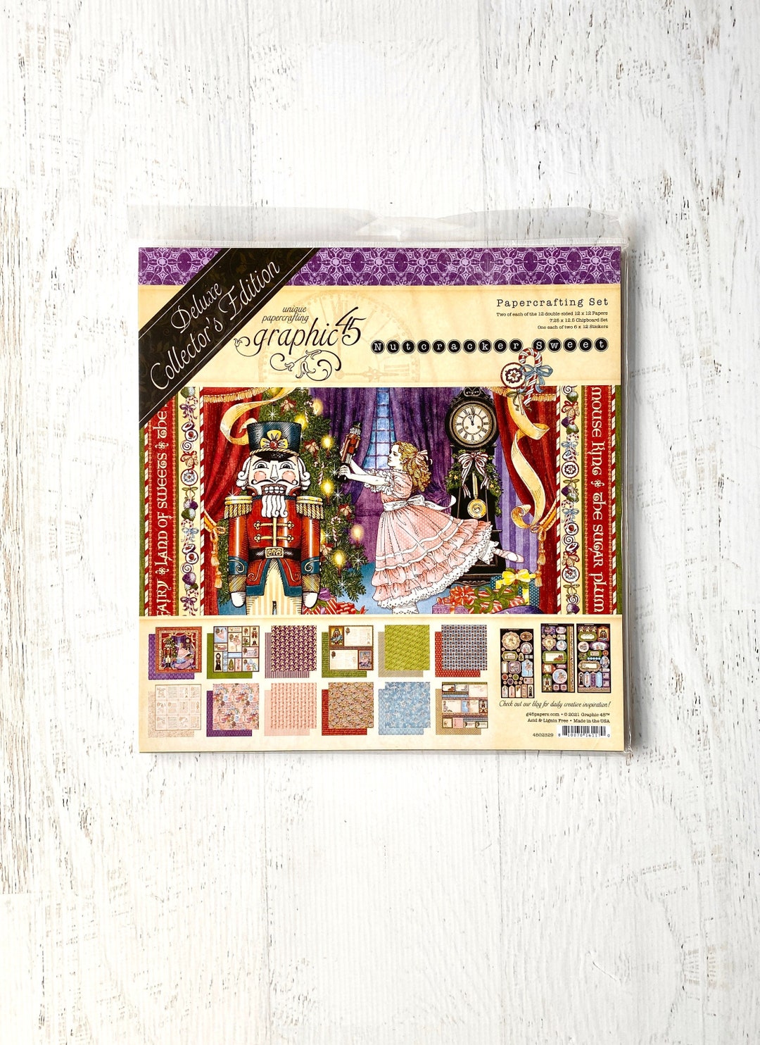 Graphic 45 Nutcracker Sweet Deluxe Collector's Edition, 24 Sheets of ...