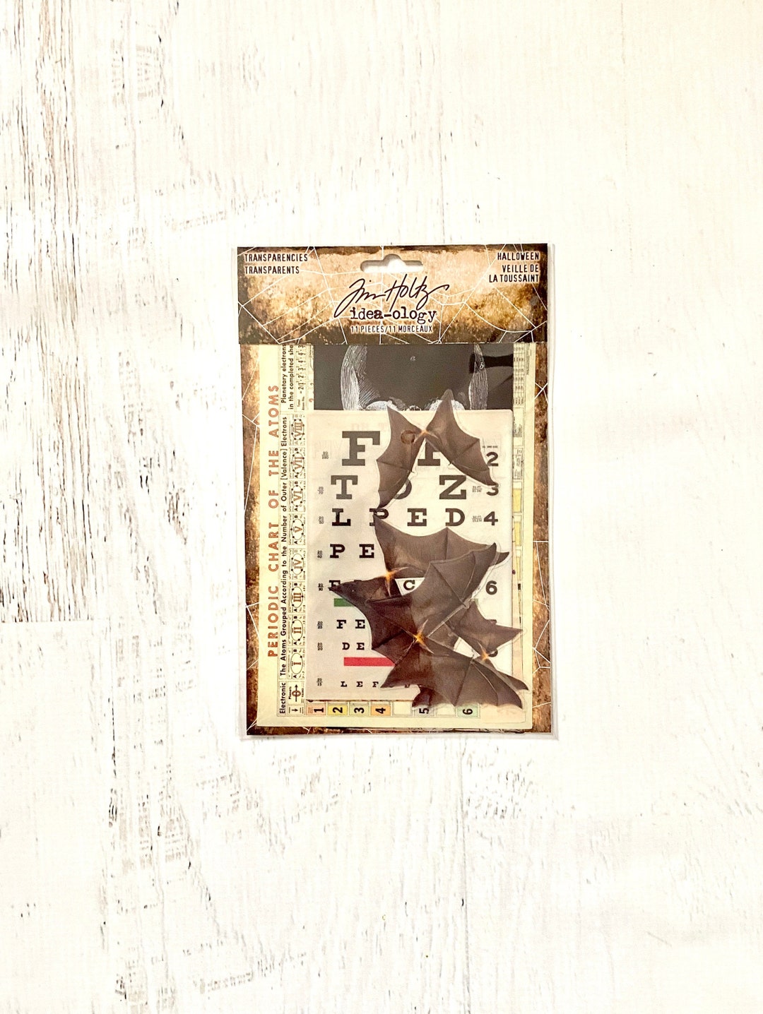 Tim Holtz, Idea-ology, Halloween 2022 Transparencies, 11 Pc, Vintage ...