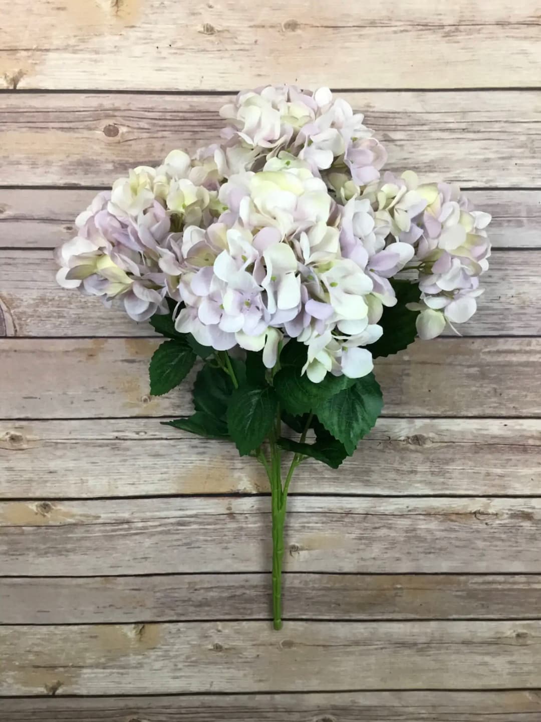 Popcorn Hydrangea Stem, 19" Artificial Flower Bundle by David ...