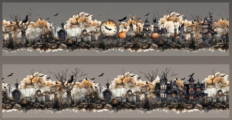 Halloween Dark Night Party PET Tape, 1.54 X1.77x78.74" Roll, Pumpkins ...