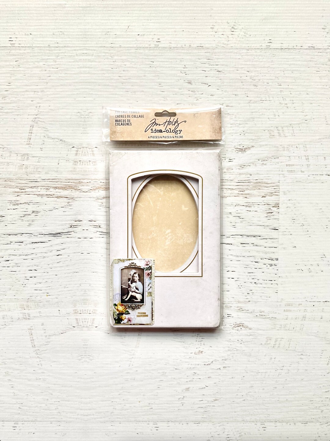 Tim Holtz Idea-logy Collage Frames, 4 Frames/pkg, Chipboard Frames ...