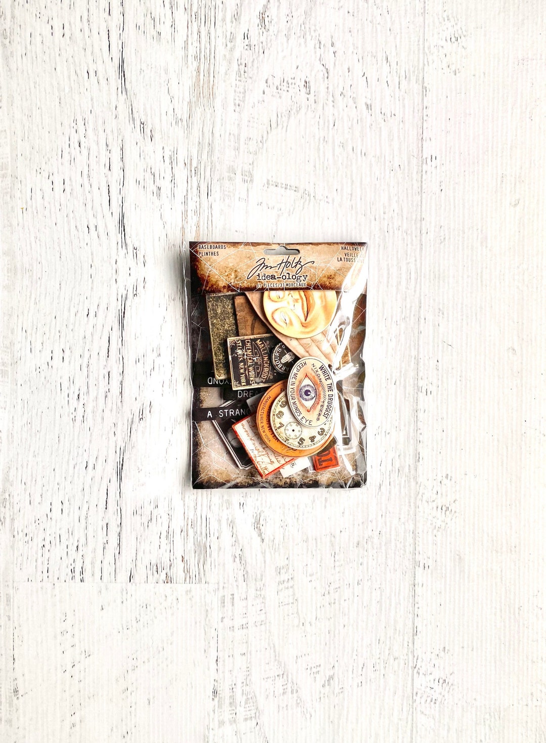 Tim Holtz, Ideaology, Halloween Baseboards, Vintage Style Chipboard ...