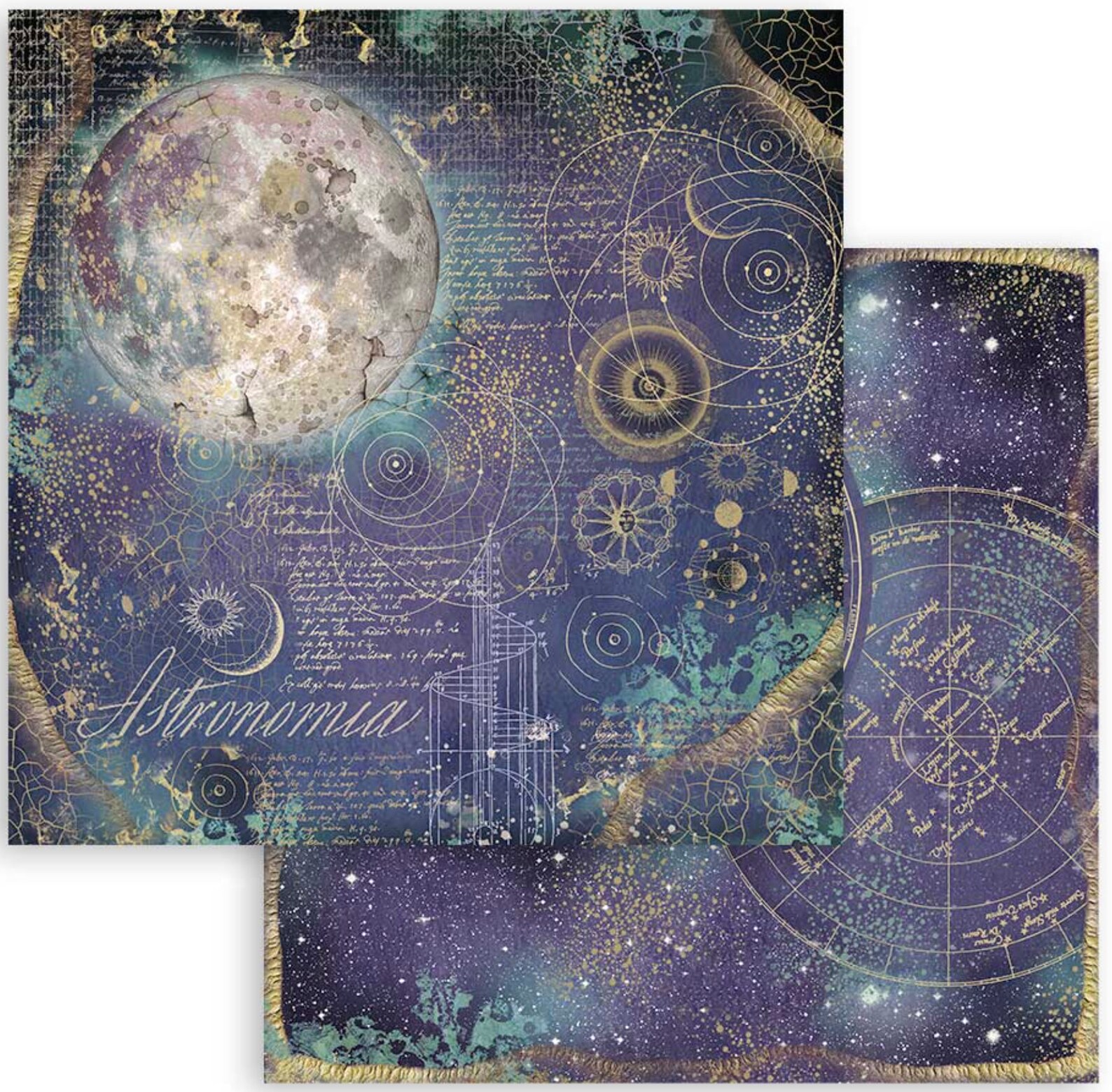 Stamperia Cosmos Infinity Paper Collection or Maxi Backgrounds ...
