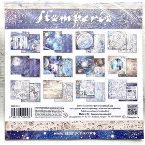 Stamperia Cosmos Infinity Paper Collection or Maxi Backgrounds ...