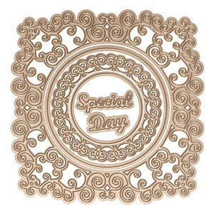 Spellbinders Special Day Frame Dies, 6 per Pkg, Cut and Emboss ...