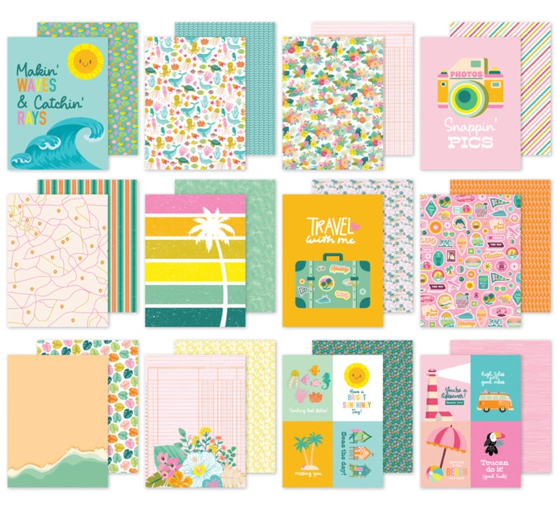Simple Stories Just Beachy Collection Kit or 6x8 Pad, Scrapbooking ...