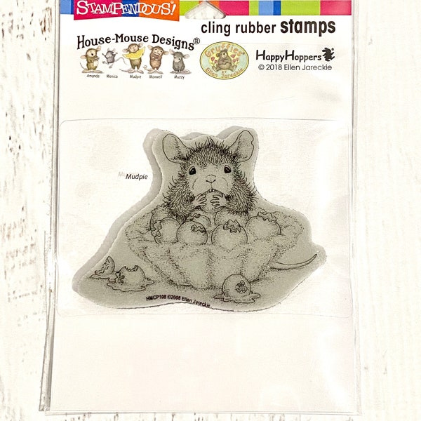 House Mouse Cling Stamp - Etsy