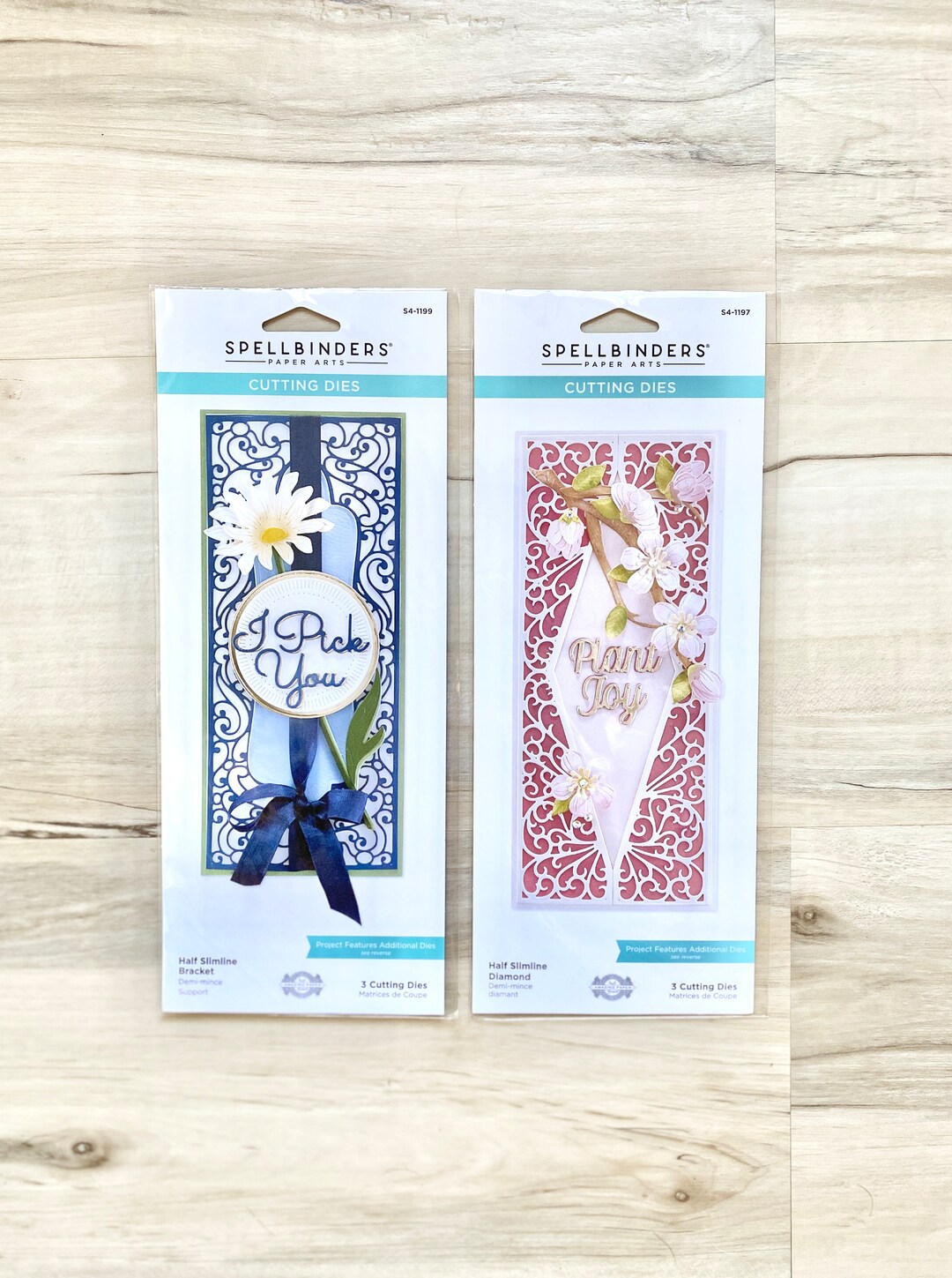 Spellbinders Half Slimline Bracket or Half Slimline Diamond Die Set ...