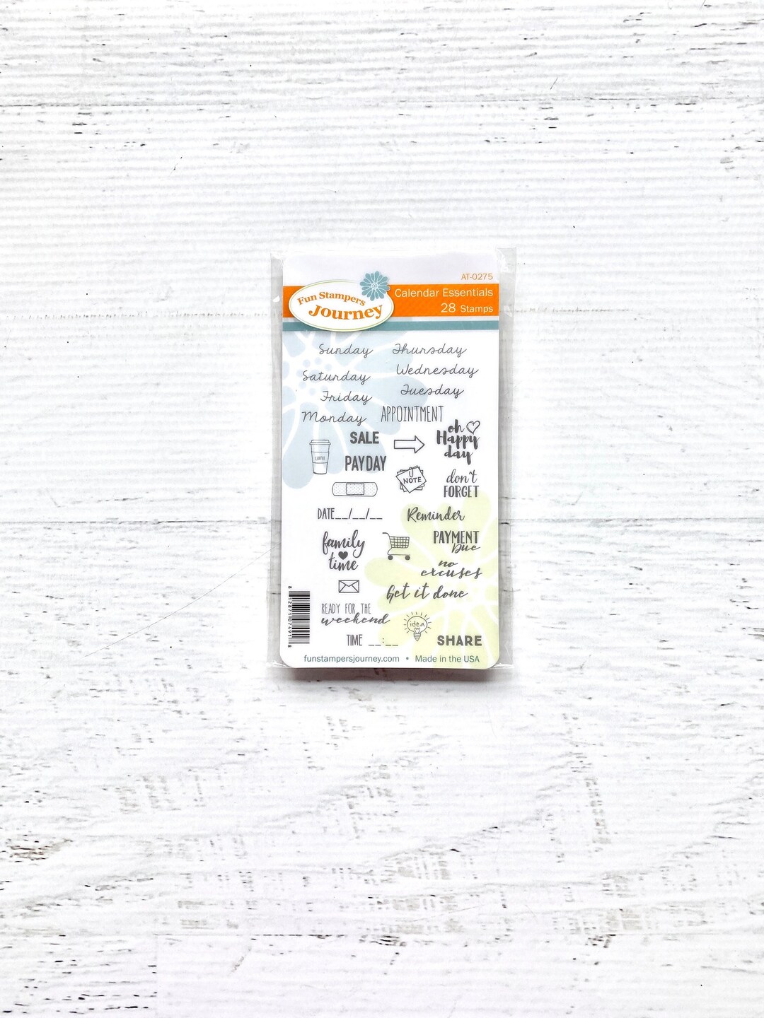 Spellbinders Stamp Set, Calendar Essentials ATS, 28 Stamps, Planner ...