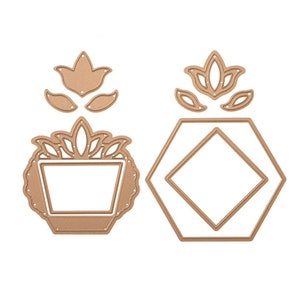 Spellbinders Tulip Flower Box Dies, 10 per Pkg, Cut and Emboss ...