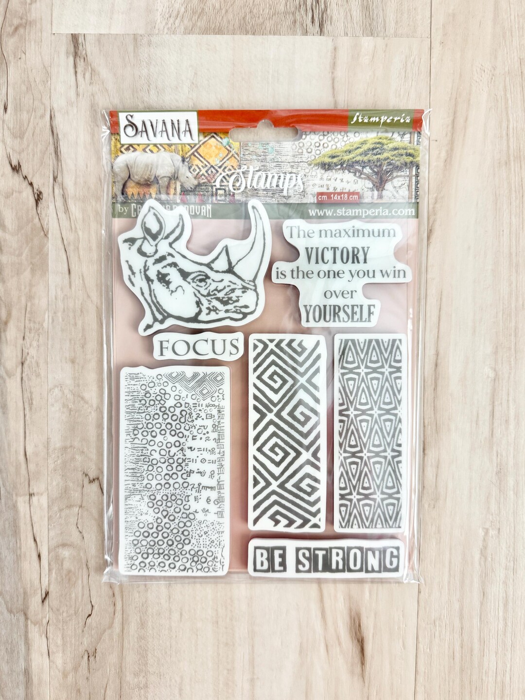 Stamperia Savana Grafiti Stamp Set, 7 Pc, Paper Crafting, Card Making ...
