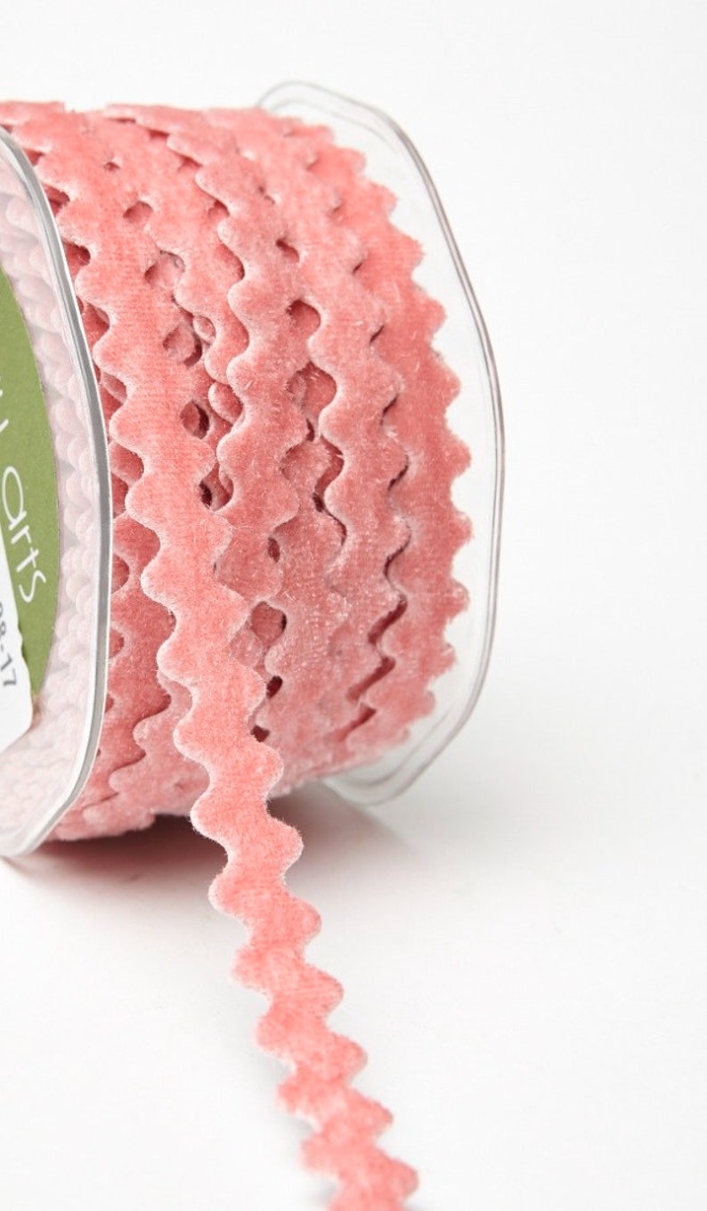 May Arts 3/8 Adhesive Velvet Ric Rac Ribbon 2 Yds - Etsy