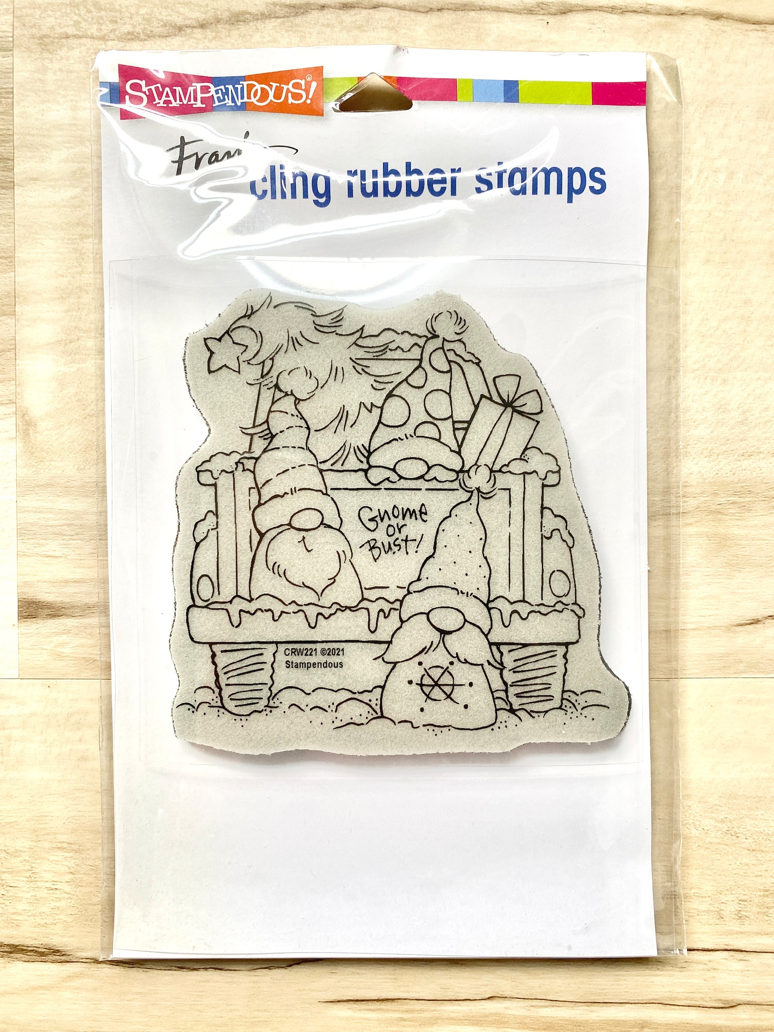 Stampendous Cling Stamp, Cocoa Gnome or Truck Gnomes by Fran Seiford ...
