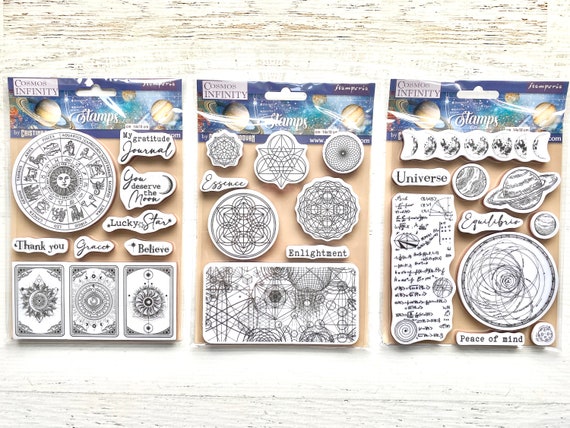 Stamperia Cosmos Infinity Stamp Sets Choose From Zodiac 10 - Etsy